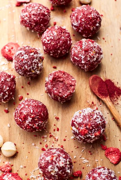 Strawberry Beet Bliss Balls - Love Beets